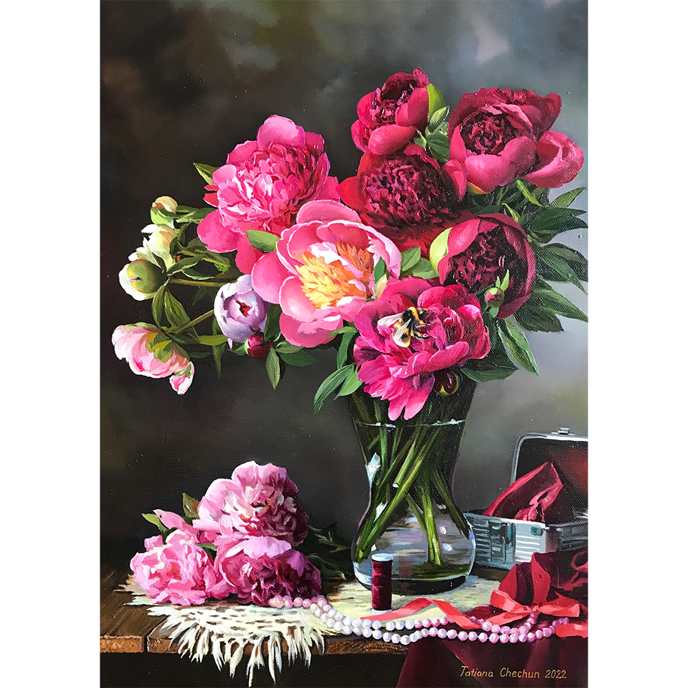 Still Life. Peonies – Post Stone