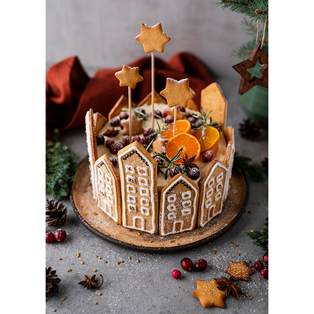 Holiday Magic in Gingerbread – Post Stone