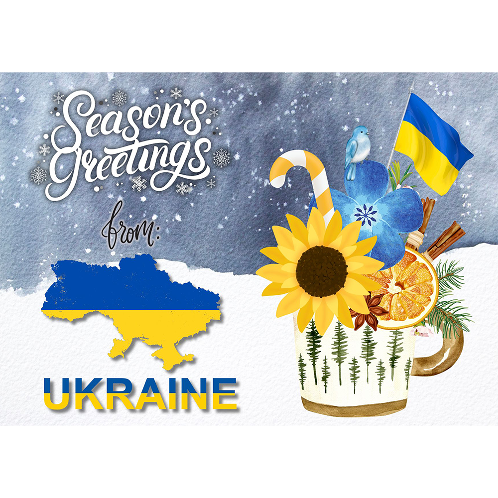 Seasons Greetings. Ukraine – Post Stone